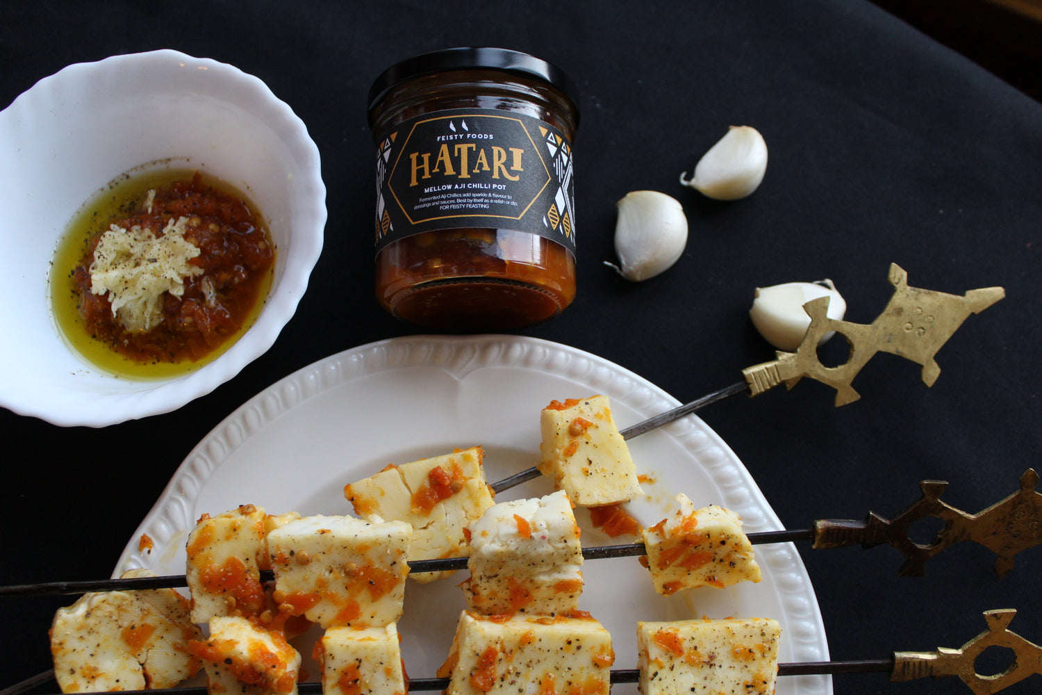 Halloumi Marinated in Yellow Mash